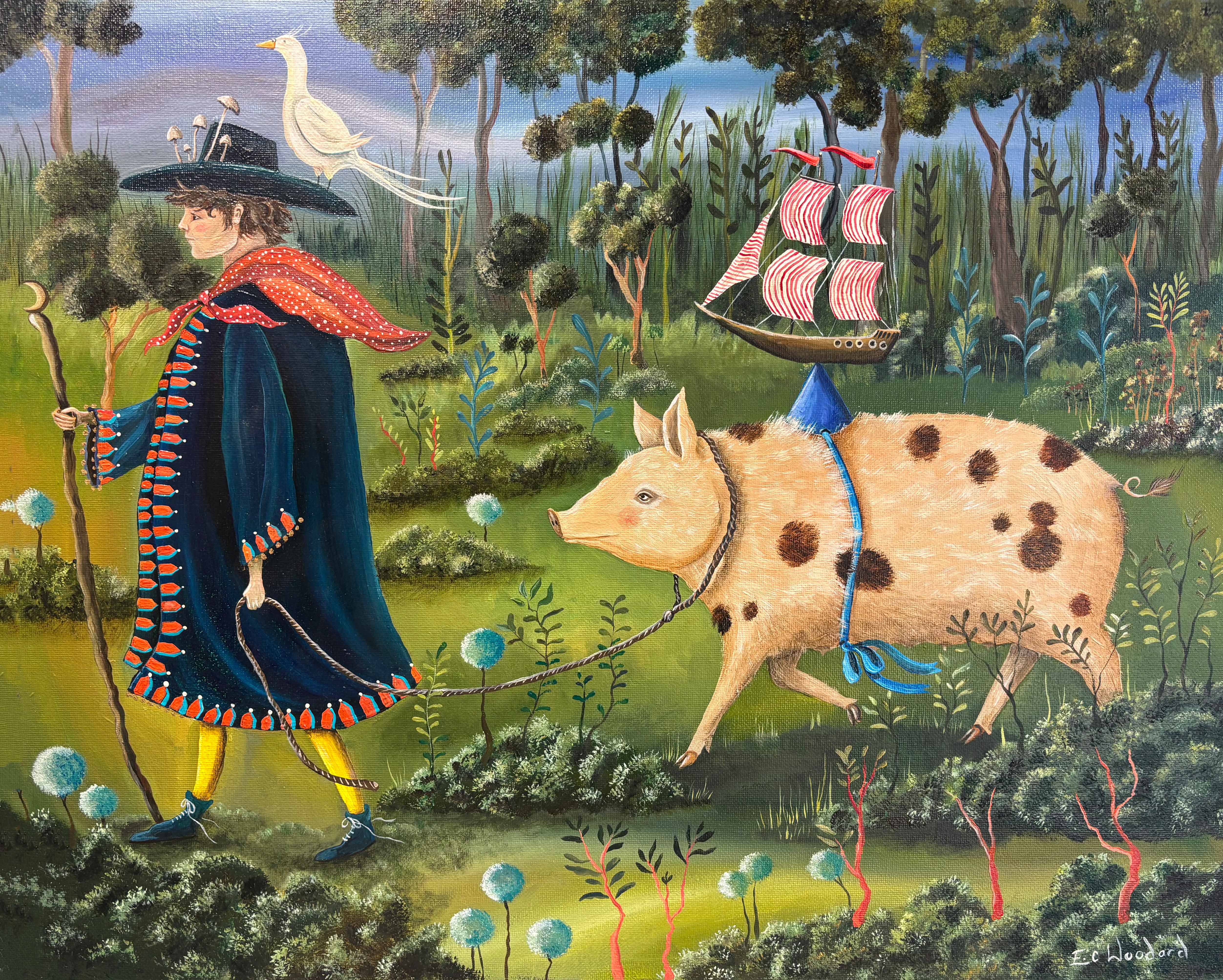 'The Merchants' Limited edition print – E.C. Woodard Studio